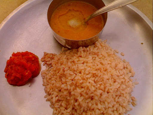 in love with food: ROSEMATTA RICE WITH LEMON SAMBHAR